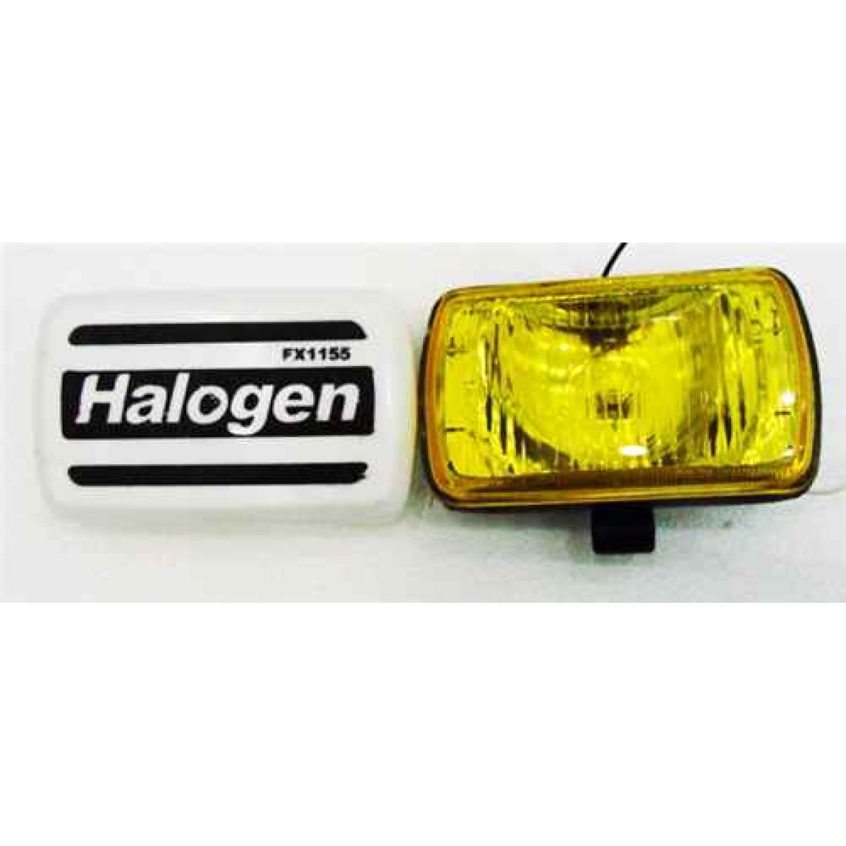 Felcas | ⚡Faro Rectangular 6" Base Plastica/ Amarilla - F1R-082YELLOW